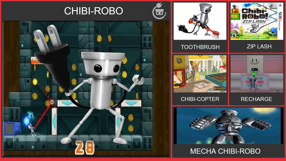 Chibi Robo Smash Bros Moveset By Williamheroofhyrule On Deviantart