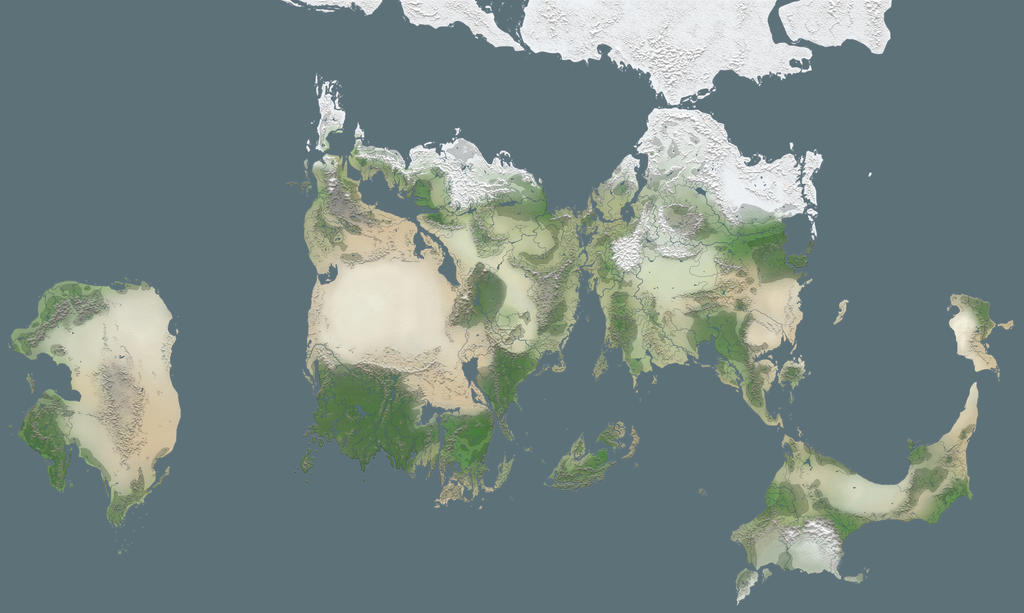 Venture World Map, Updated by JaymisHorsey on DeviantArt