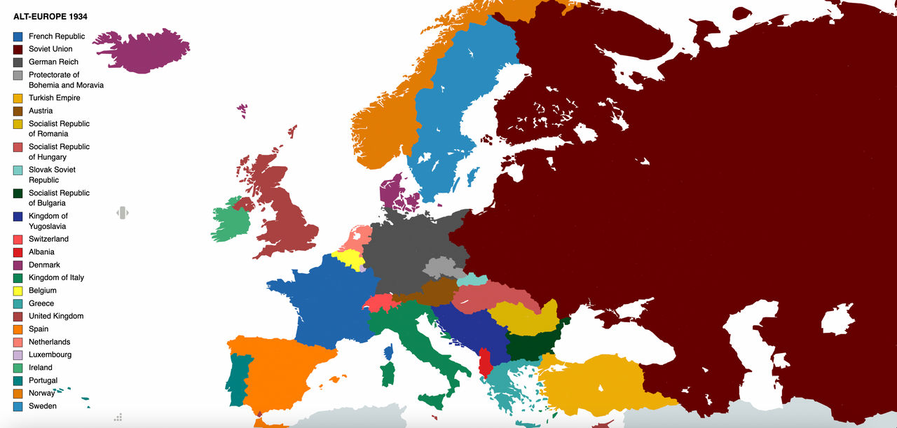 Alternate Map of Europe, 1934 by yoyoyoyoyyoyoyy44747 on DeviantArt Alternate Map of Europe, 1934 by yoyoyoyoyyoyoyy44747 on DeviantArt