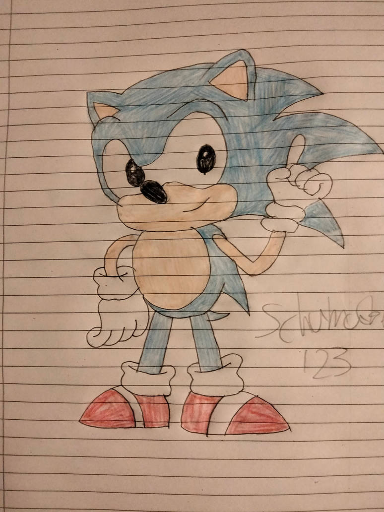Classic Sonic Sketch By Schumacher7 On Deviantart