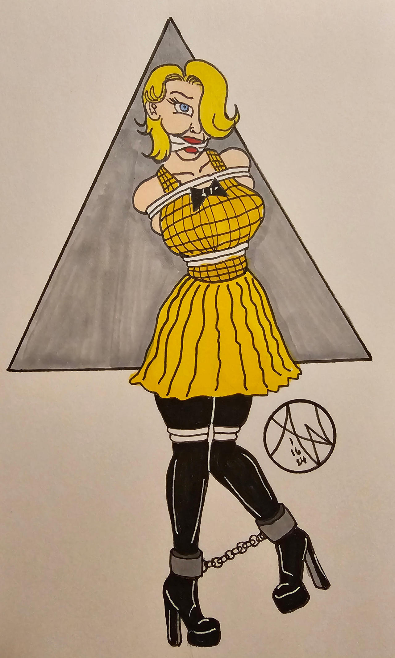 Billie Cipher Cleave Gagged And Shackled By Atomicwick On Deviantart