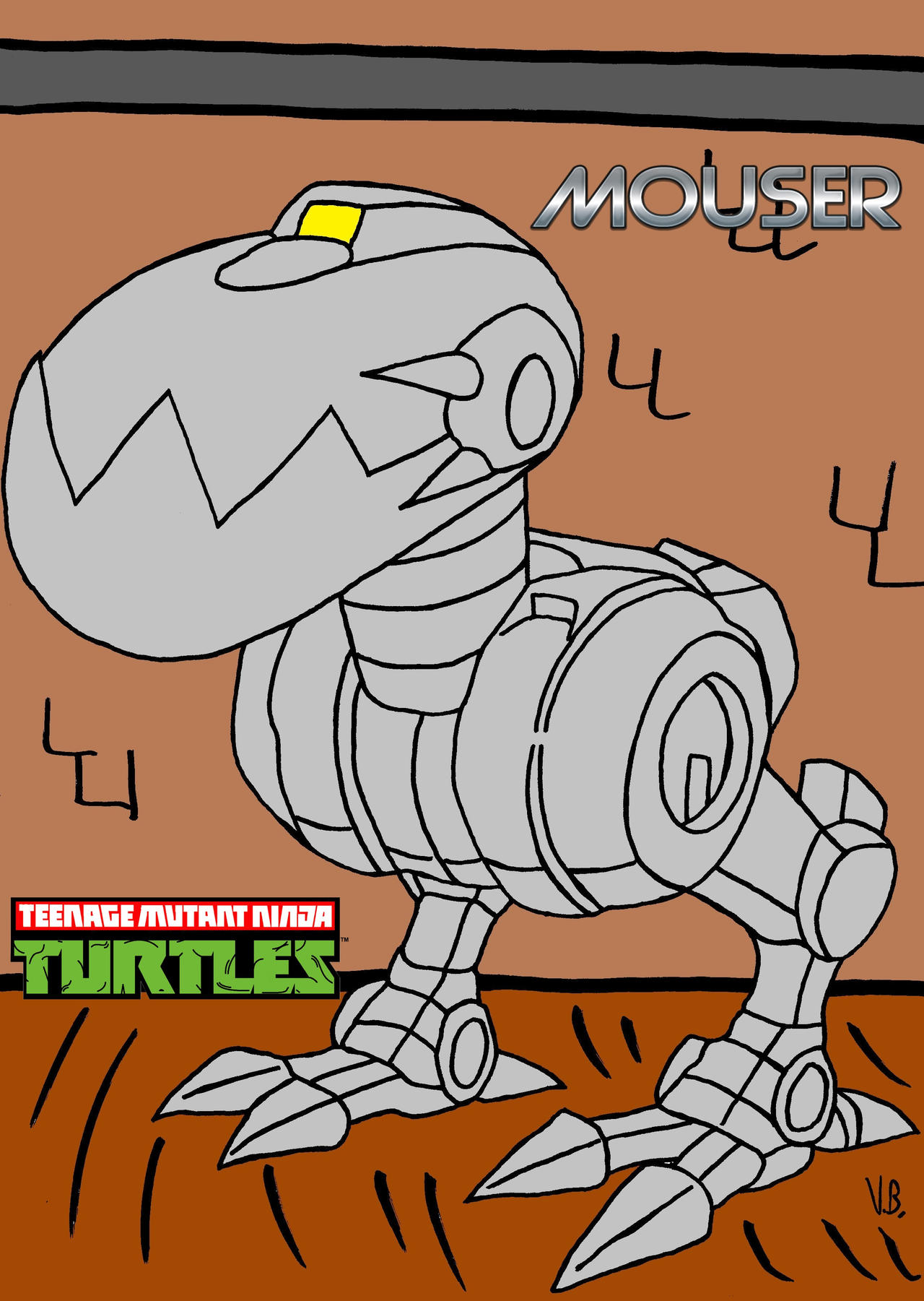 Tmnt Mouser By Seiz16 On Deviantart