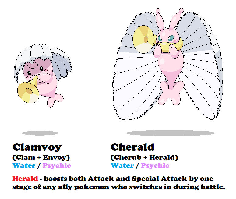 Angel Wings Clam Fakemon By T James On Deviantart