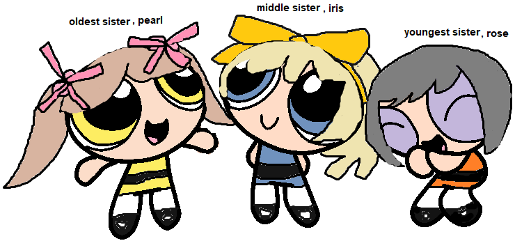 My Powerpuff Girls Ocs Pearl Iris And Rose By Akarifan25 On Deviantart