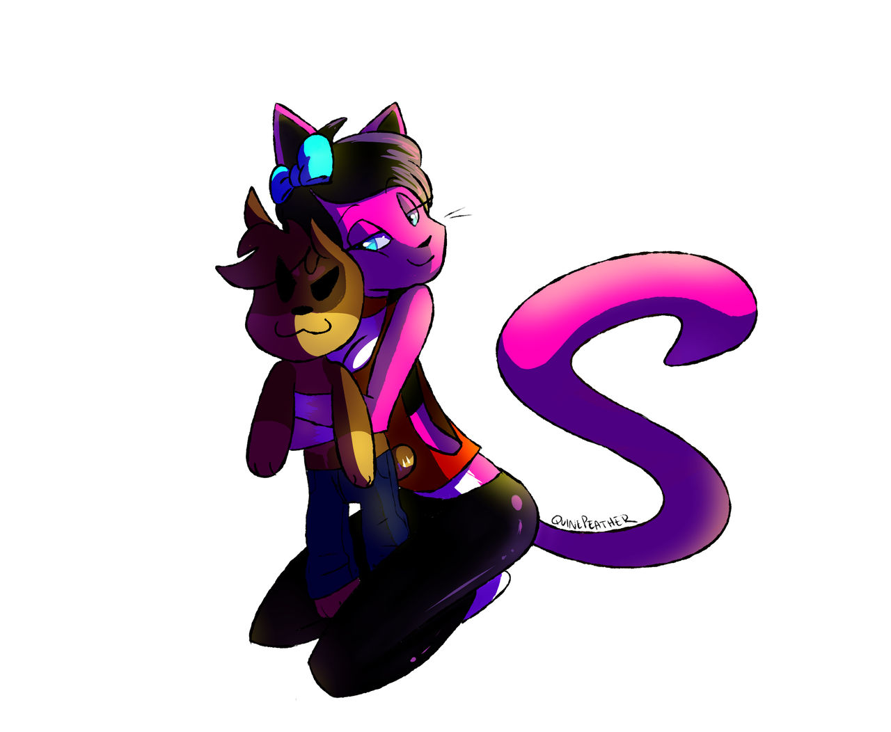 Commissions Cuddle Time By Quinepeather On Deviantart
