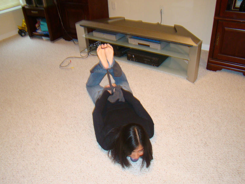 Nina Hogtied By Bigredirony On Deviantart