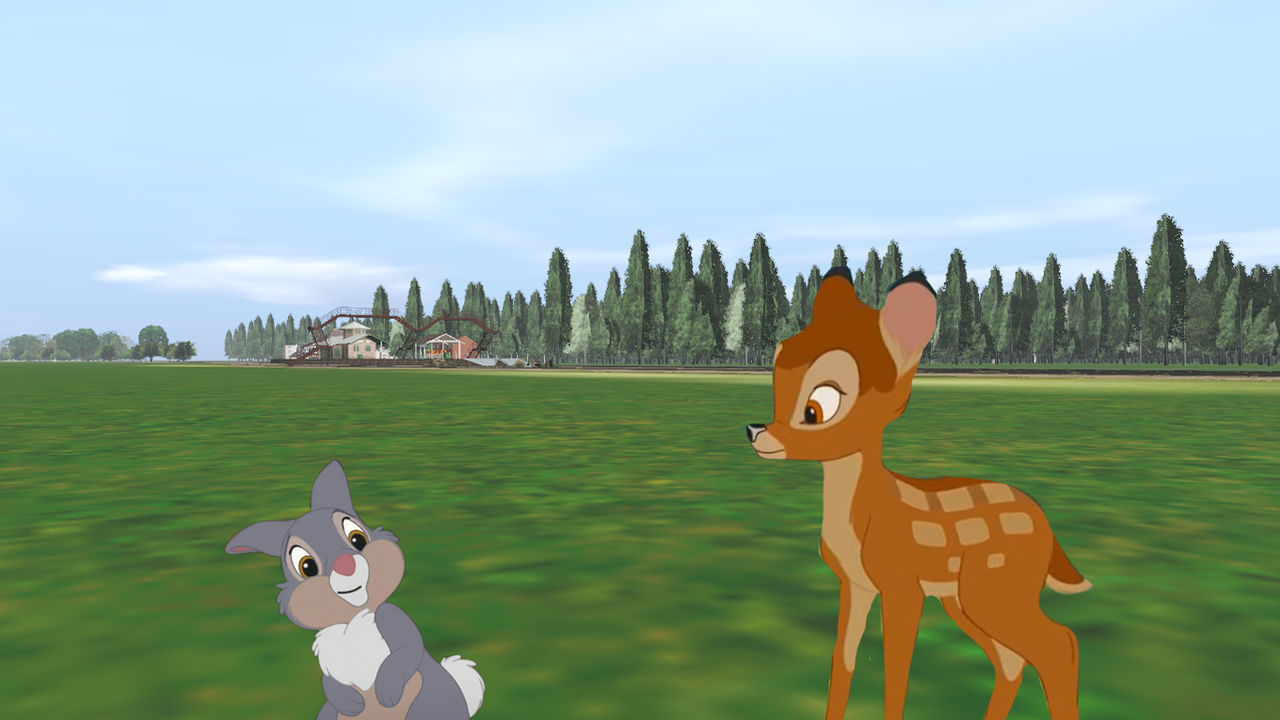 Bambi And Thumper By Flyingfoxandbambi On Deviantart