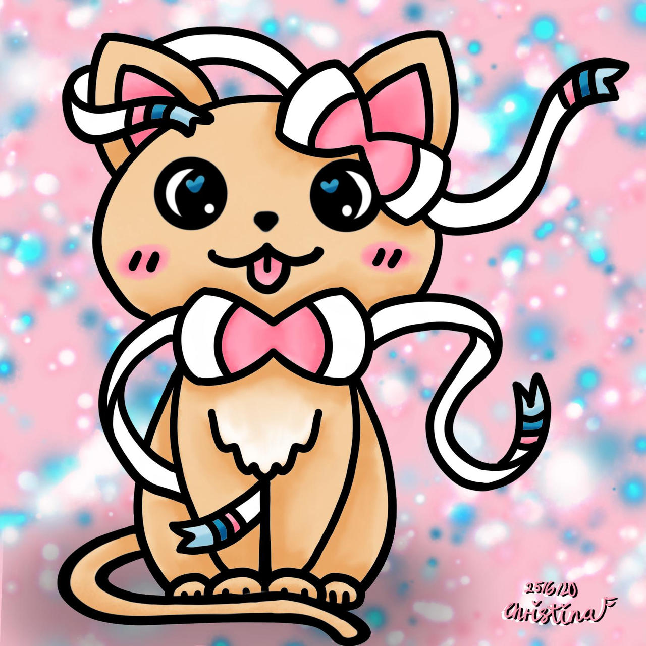 Sylveon Cat By Sylveoneevee9 On Deviantart