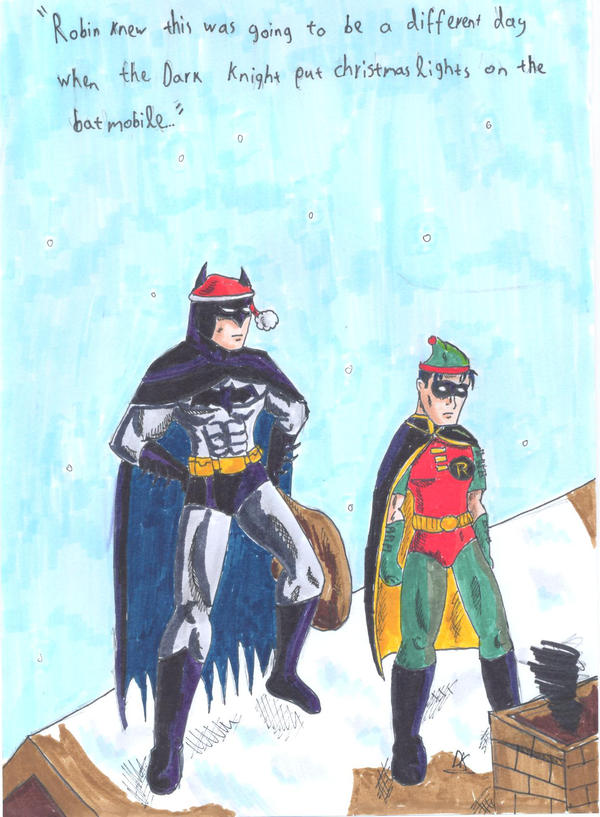 Batman and Robin Christmas by DeKayHawk on DeviantArt