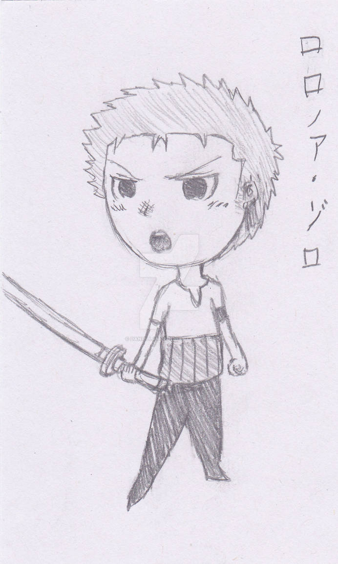 Roronoa Zoro Chibi By Daniella1127 On Deviantart