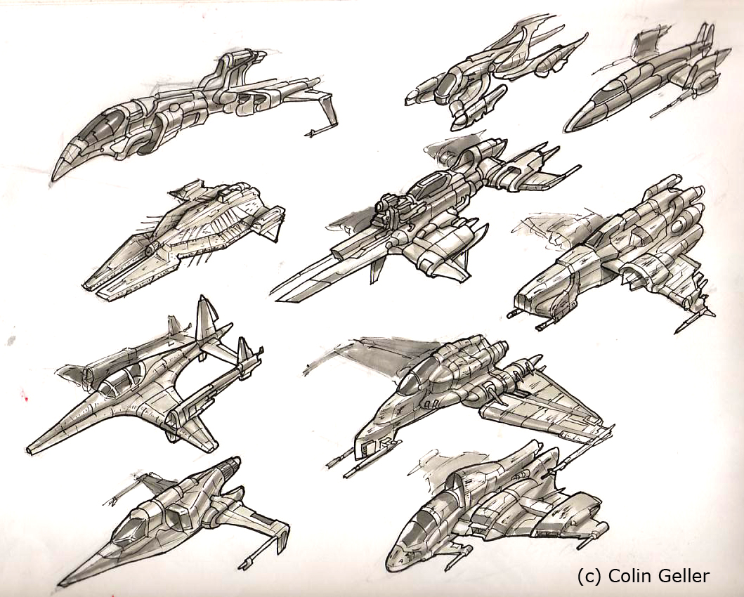 Space Ships 9 by MeckanicalMind on DeviantArt