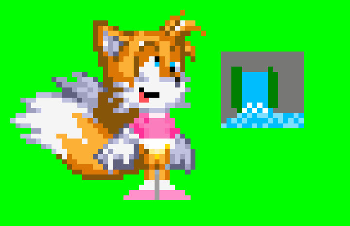 Tails Peeing In A Diaperversion 2 By Gatodeurano On Deviantart