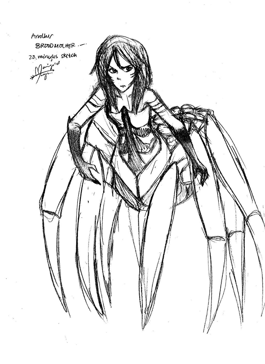 Brood Mother Concept Sketch By Revthe13th On Deviantart