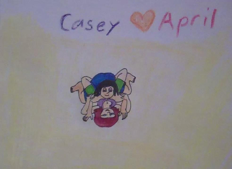 Casey And April By Apriloneil1984 On Deviantart