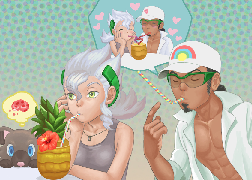 Professor Kukui And Professor Burnet By Momozuki255 On Deviantart