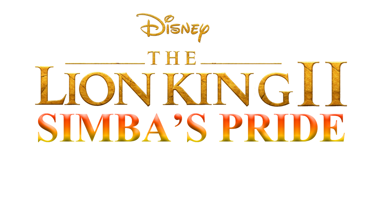 The Lion King II: Simba's Pride - Live-Action Logo by 1200924 on DeviantArt The Lion King II: Simba's Pride - Live-Action Logo by 1200924 on DeviantArt
