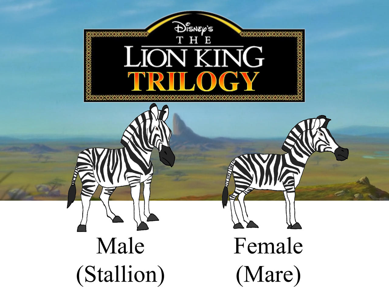 The Lion King Trilogy Plains Zebra Reference By 1200924 On Deviantart