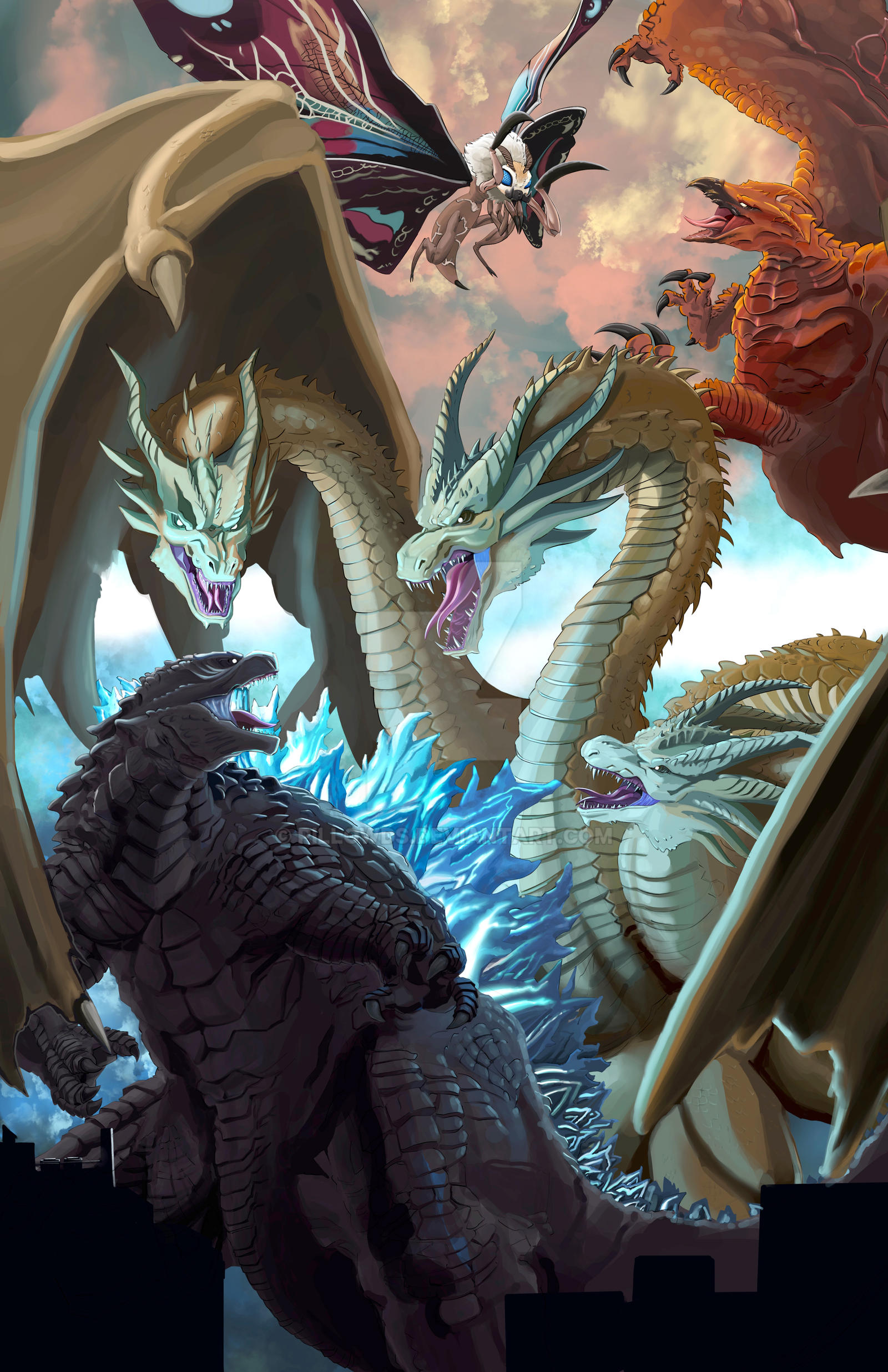 Godzilla - KOTM by pillowds on DeviantArt Godzilla - KOTM by pillowds on DeviantArt