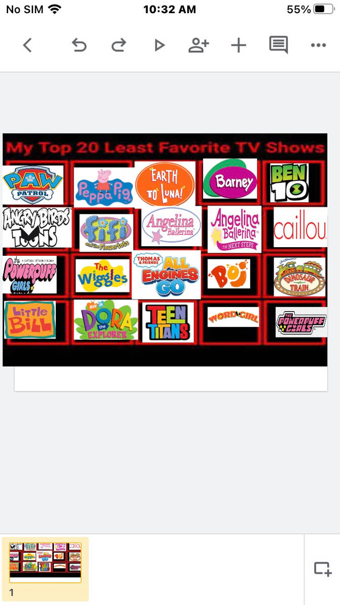My top 20 least favourite shows list disowned of t by bshgerhq on ... My top 20 least favourite shows list disowned of t by bshgerhq on ...