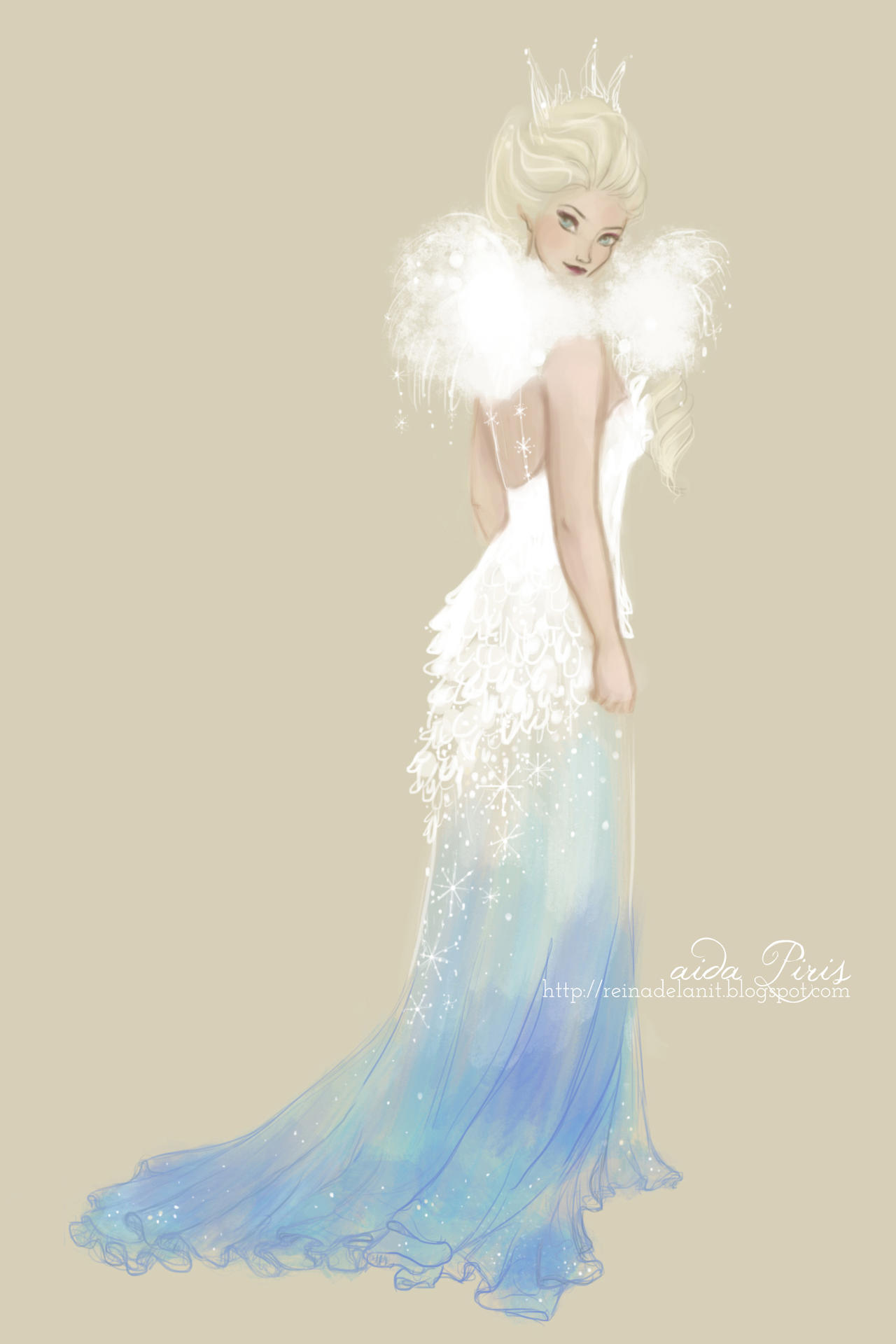 A Dress For Elsa By Seleneprincess On Deviantart