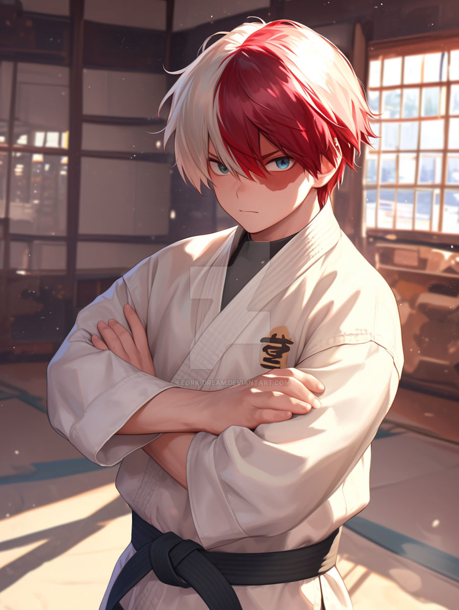 Shoto Todoroki Karate By Leork Dream On Deviantart