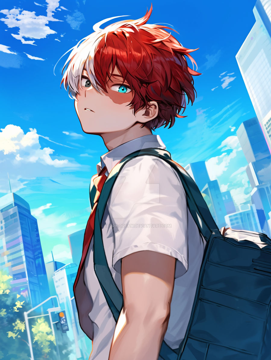 Shoto Todoroki By Leork Dream On Deviantart