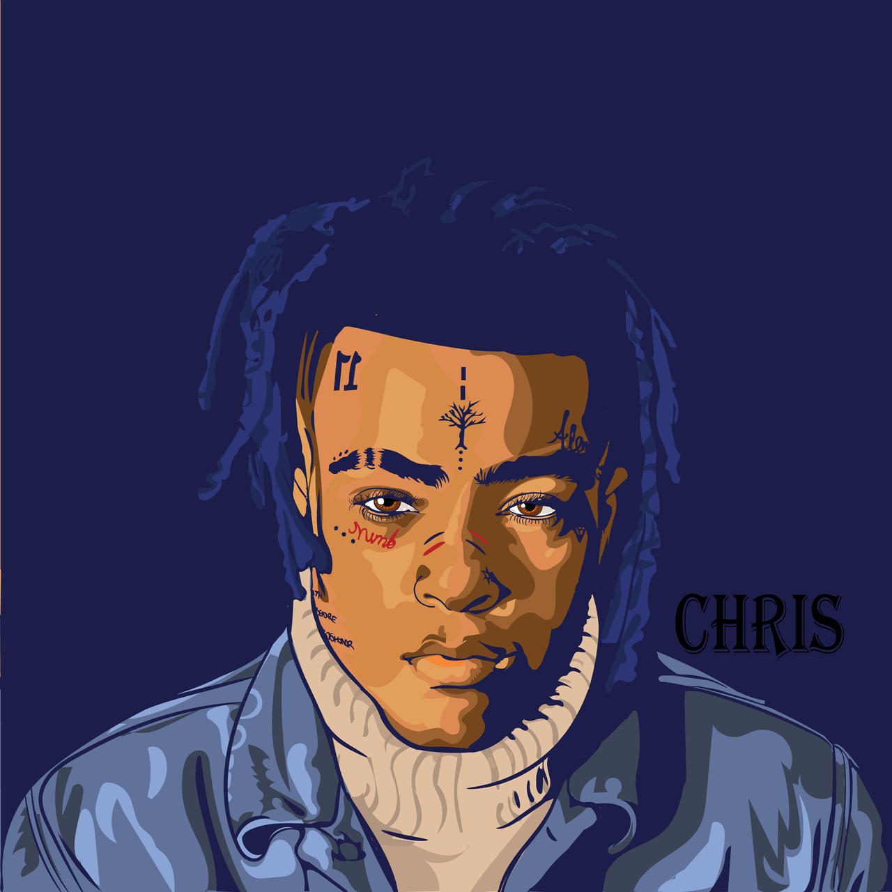Xxxtentacion Art By Chris3560 On Deviantart
