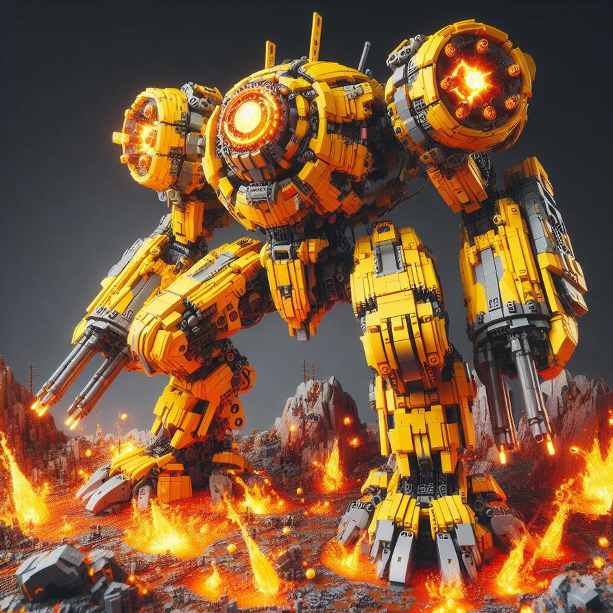 Lego Magma Planet Mech By Jesse220 On Deviantart