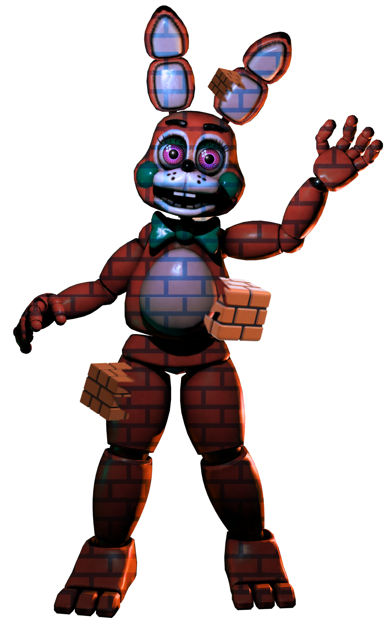 Brick Block Toy Bonnie Fnaf Ar Skin Concept By Jacktheartist2006 On Deviantart