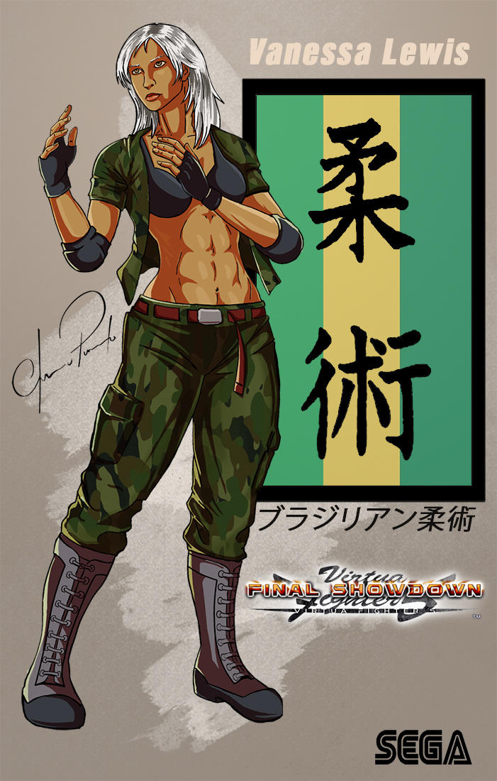 Vanessa Lewis De Virtua Fighter By Semrosto On Deviantart