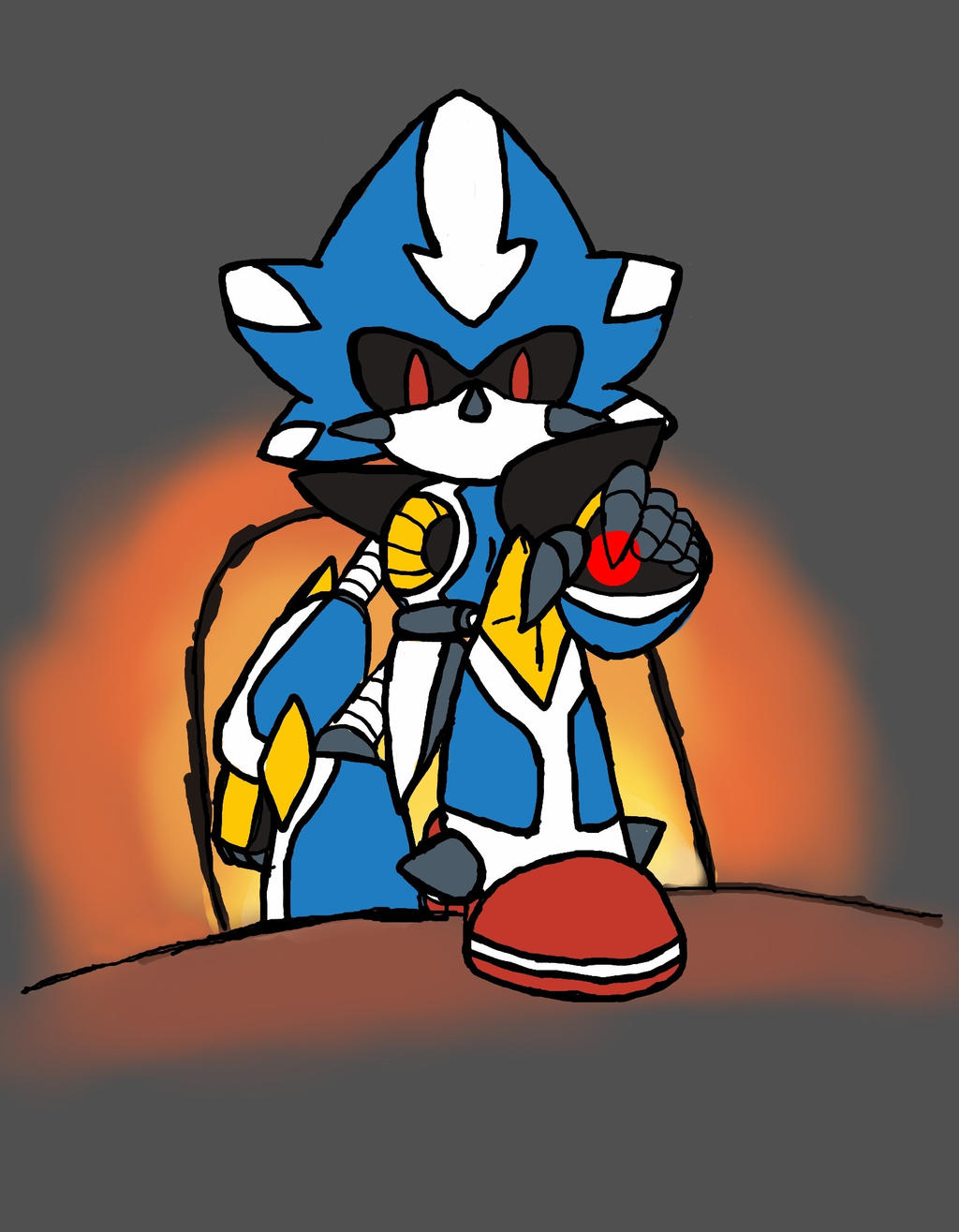 Neo Metal Sonic By Adayforyou On Deviantart