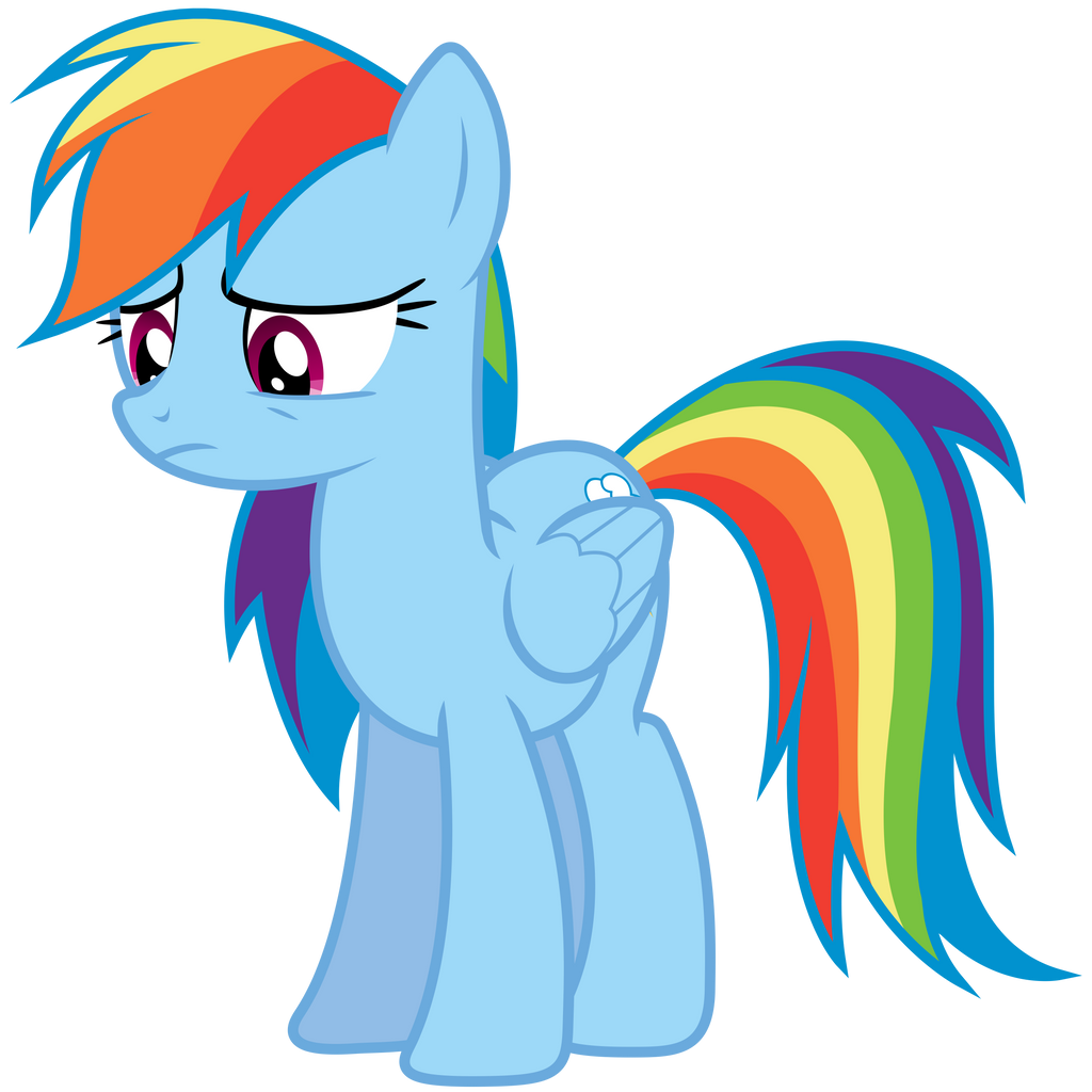 Vector 012 Sad Rainbow Dash Vector By Mpnoir On Deviantart