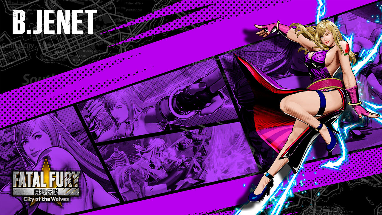 Fatal Fury Cotw B Jenet Wallpaper By Cr1one On Deviantart