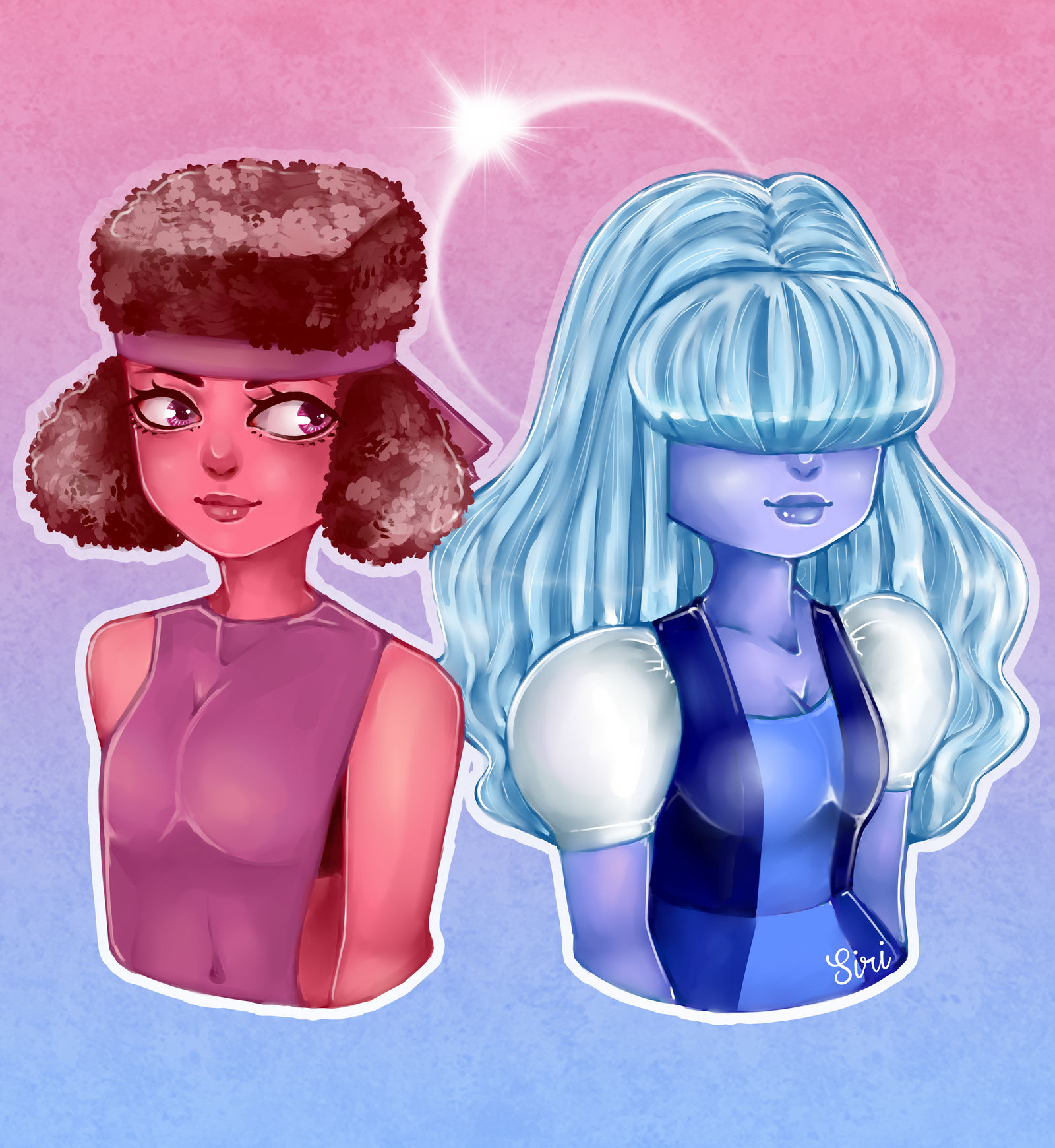 Ruby And Sapphire By Mannylinn On Deviantart