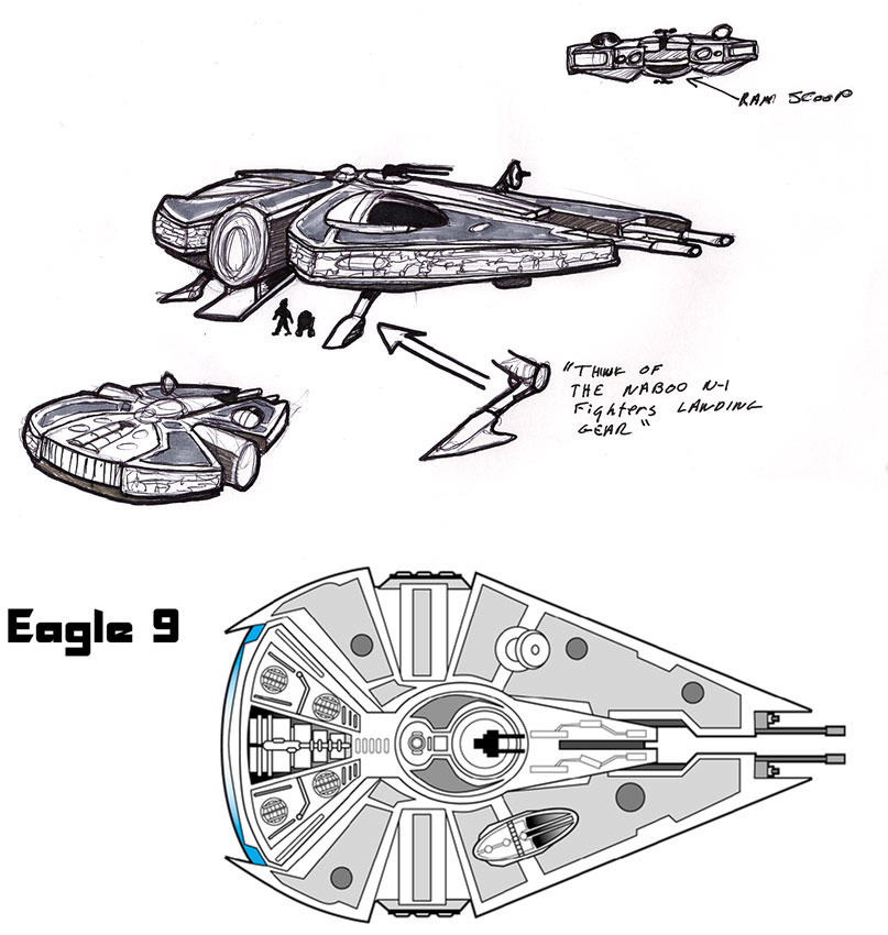 Star Wars Eagle Nine Concepts by stourangeau on DeviantArt
