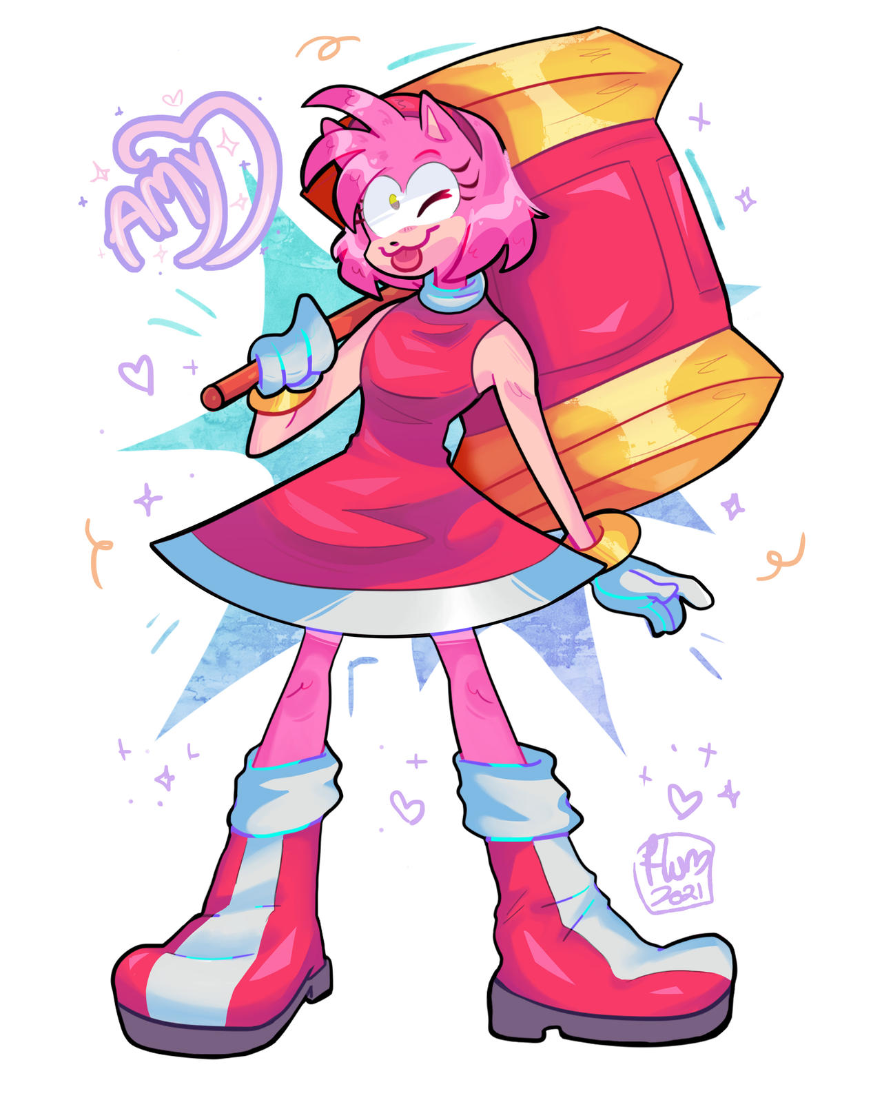 Amy Rose By Fluchipapa On Deviantart