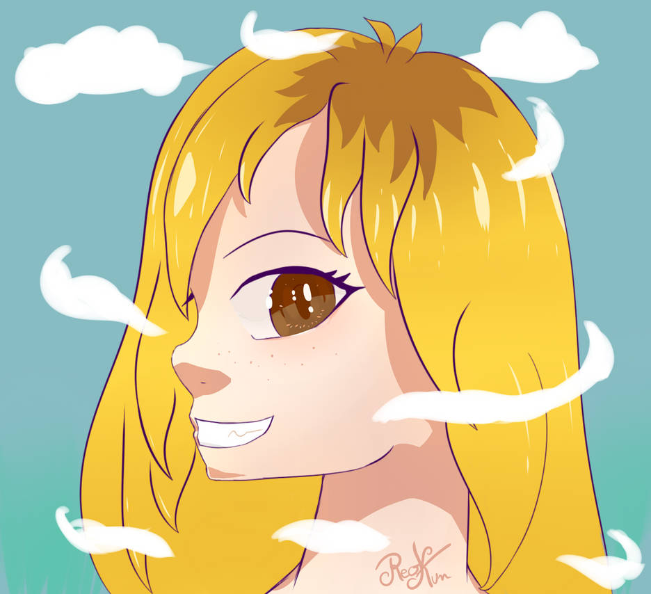 Cloudy Girl By Reoartworks On Deviantart