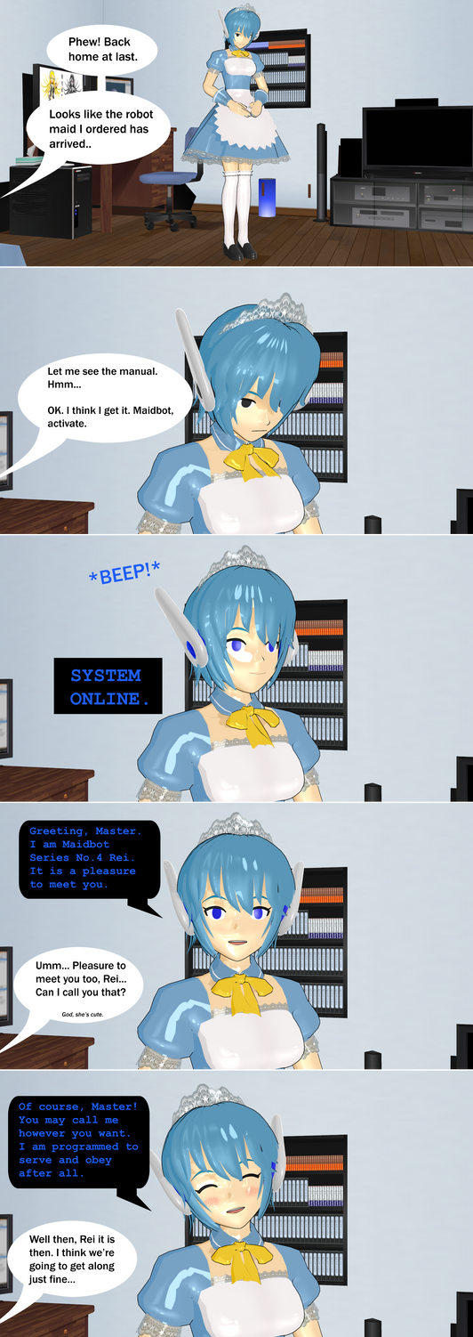 Maidbot Rei By Yibing1999 On Deviantart