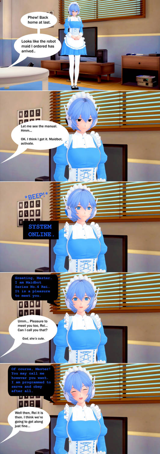 Maidbot Rei Koikatsu Remake By Yibing1999 On Deviantart