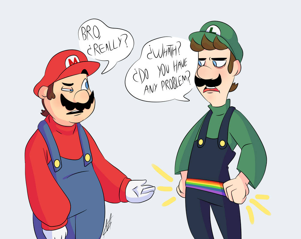 Luigi Is Gay By Melina0015 On Deviantart