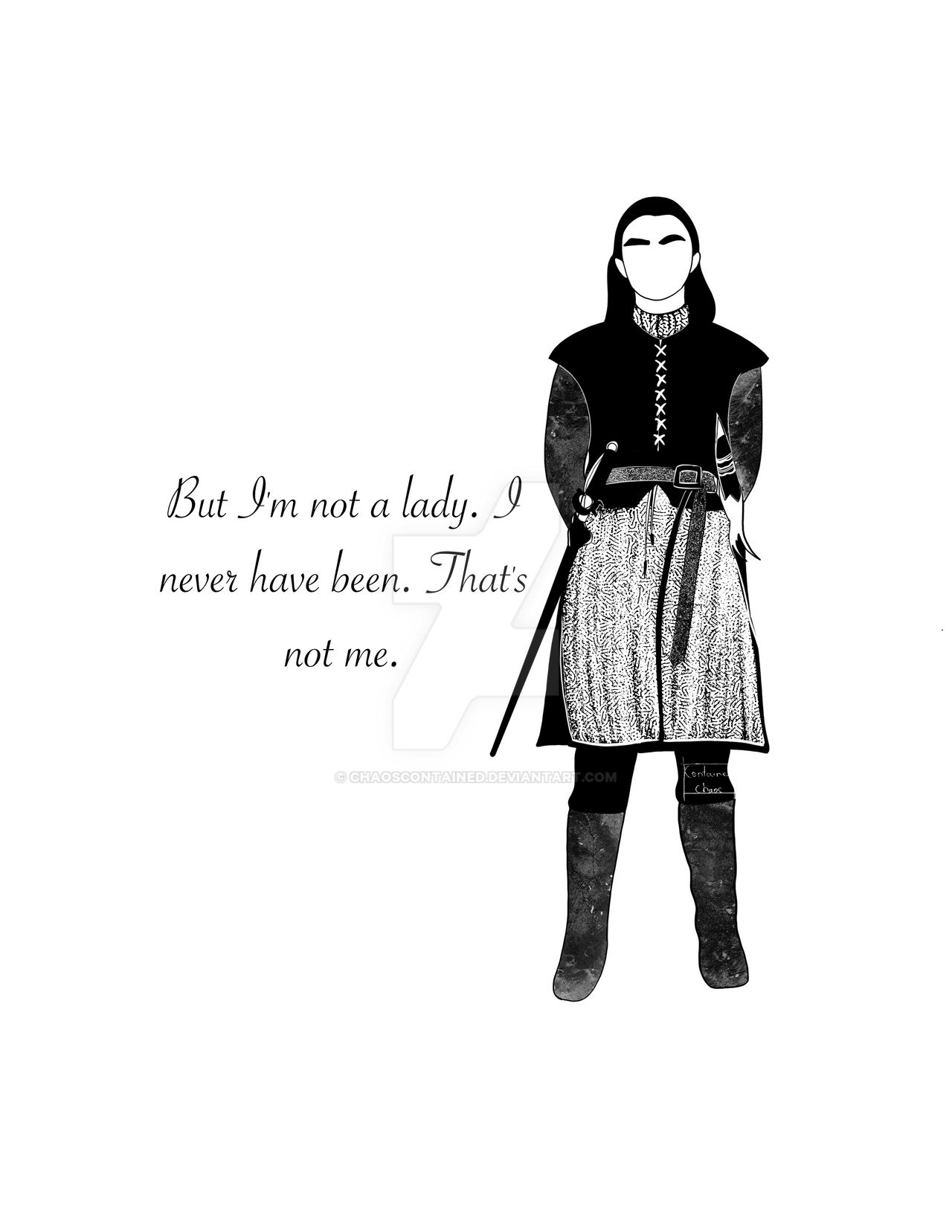 Arya Stark By Chaoscontained On Deviantart