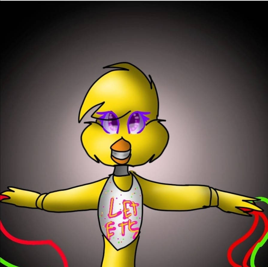 Withered Chica Old By Moondrawzlv On Deviantart