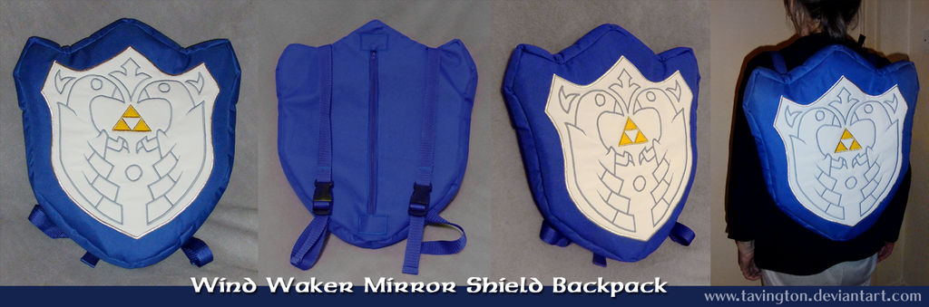 Wind Waker Mirror Shield backpack by tavington on DeviantArt Wind Waker Mirror Shield backpack by tavington on DeviantArt