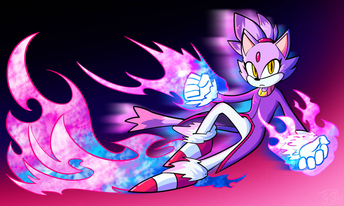 Blaze The Cat By Carbonated Jem On Deviantart