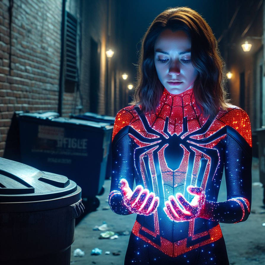 Spiderwoman Tech Suit Up 2 By Blulive On Deviantart