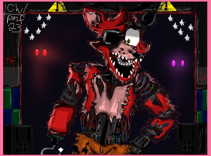 Withered Foxy redraw(fnaf) by PepperMintFox23 on DeviantArt Withered Foxy redraw(fnaf) by PepperMintFox23 on DeviantArt