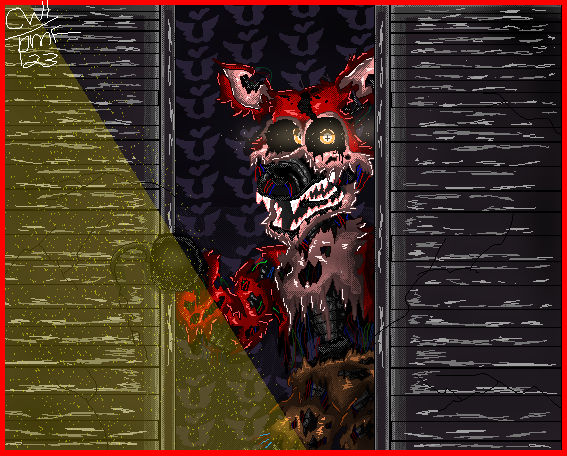 nightmare foxy redraw(FNAF4) by PepperMintFox23 on DeviantArt nightmare foxy redraw(FNAF4) by PepperMintFox23 on DeviantArt