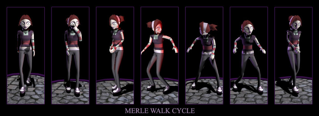 Merle Walk Cycle by latest-disaster on DeviantArt