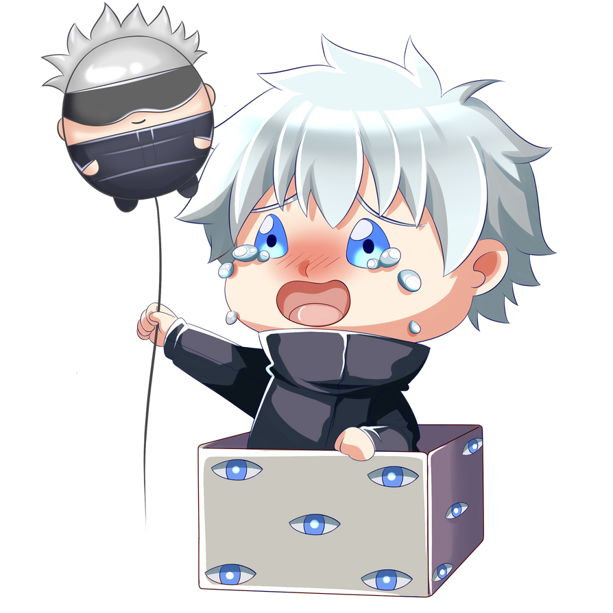 Gojo Chibi Comm By Riraku99 On Deviantart