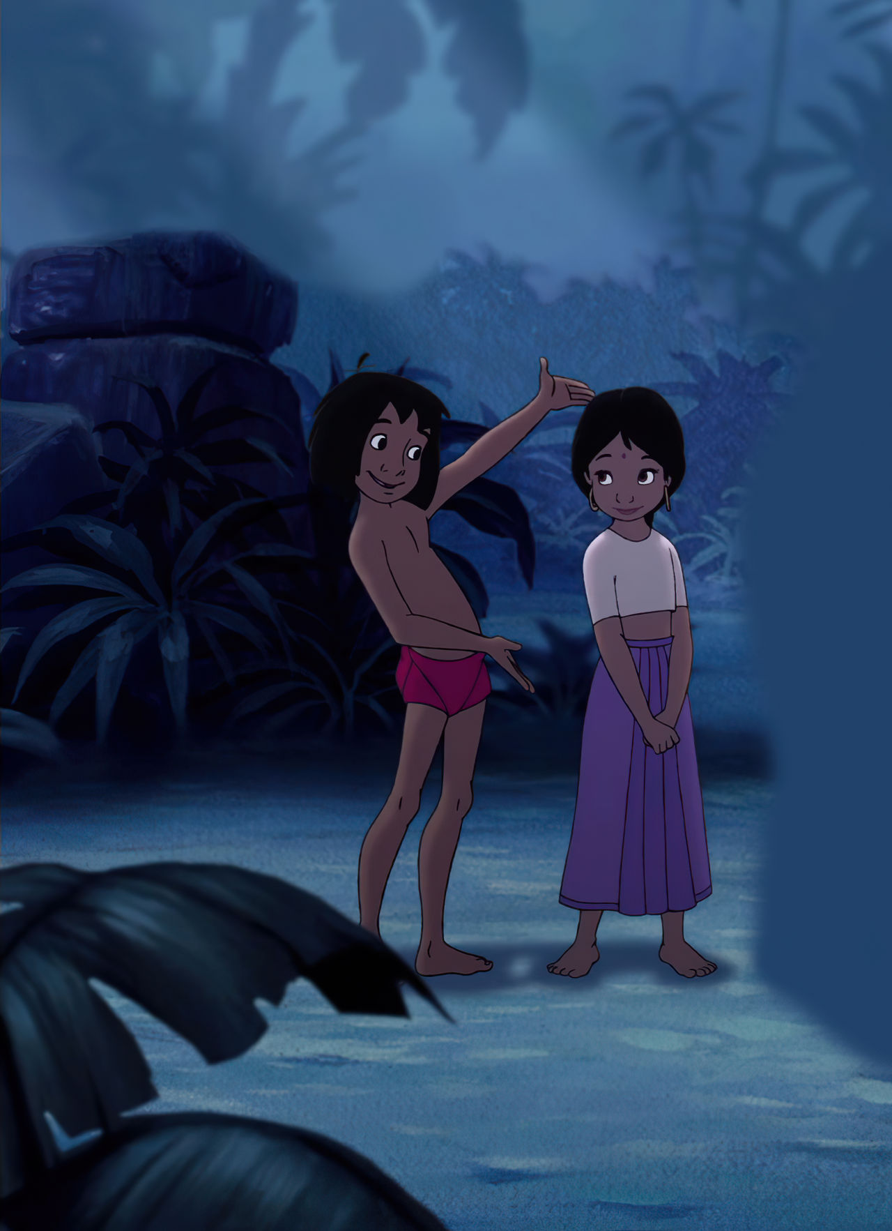 Disneys Jungle Book Mowgli And Shanti Grown 5 By Timeberhart98 On